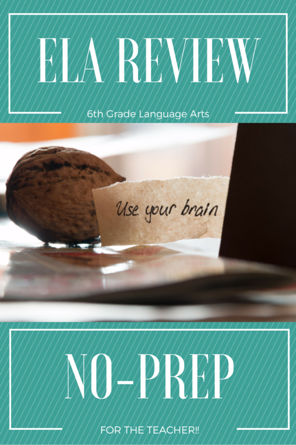 Easy No-Prep Language Arts Reviews | Language Arts Teachers