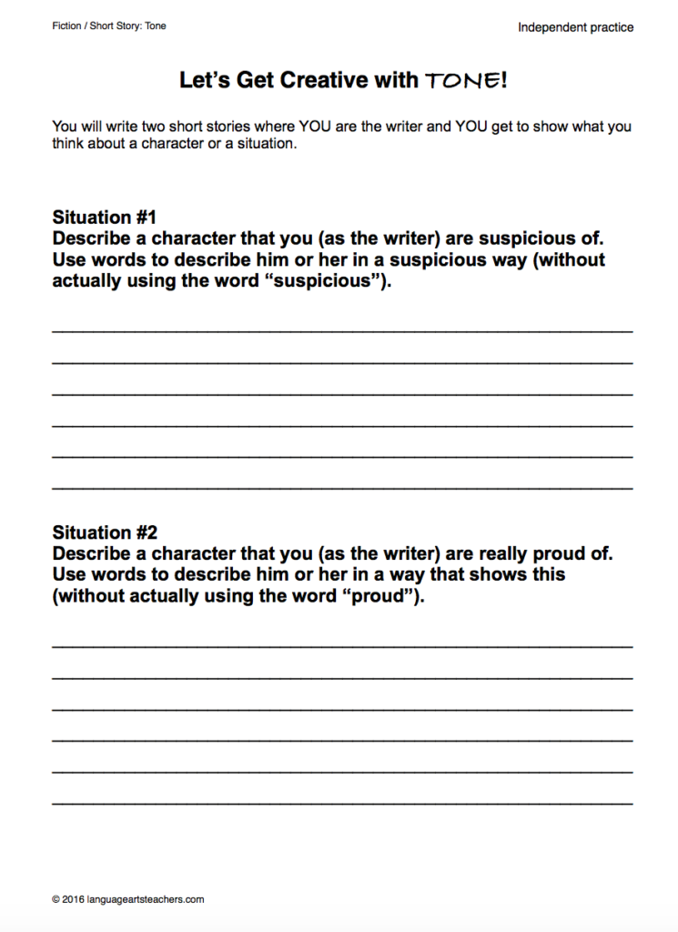 Teaching TONE in Your Middle School ELA Class - Language Arts Teachers