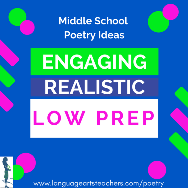 Middle School Poetry Ideas - Language Arts Teachers