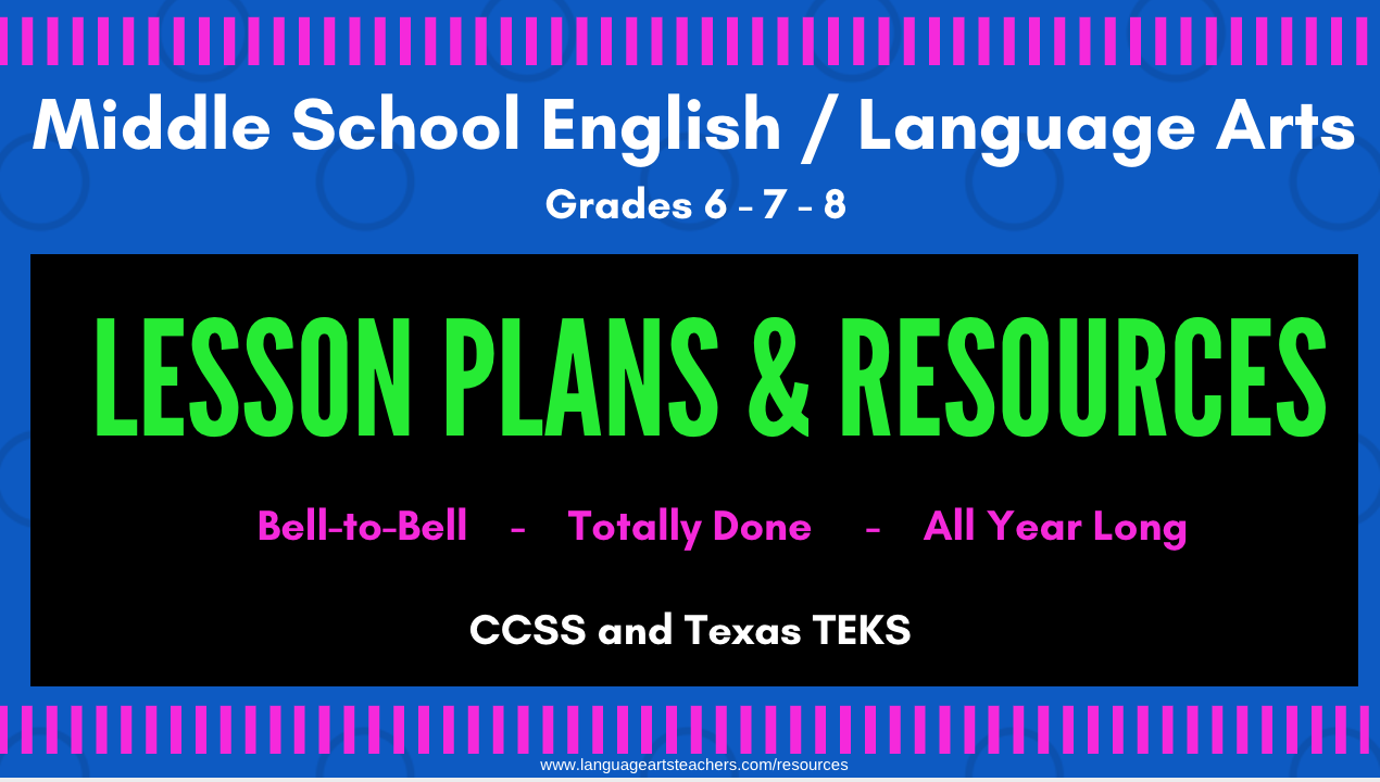 Resources - Language Arts Teachers