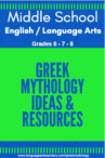 Greek Mythology for Middle School English / Language Arts - Language ...
