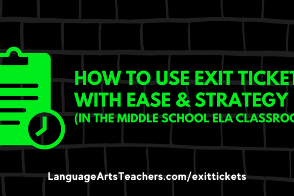 Middle School ELA Vocabulary Lists & Strategies with no extra prep or ...