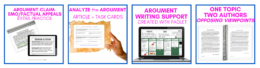 Elements of Argument & Persuasion Mini-Lessons for Middle School ...