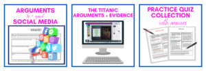 Elements of Argument & Persuasion Mini-Lessons for Middle School ...