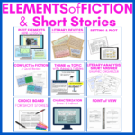 Elements of Fiction and Short Stories Mini-Lessons for Middle School ...