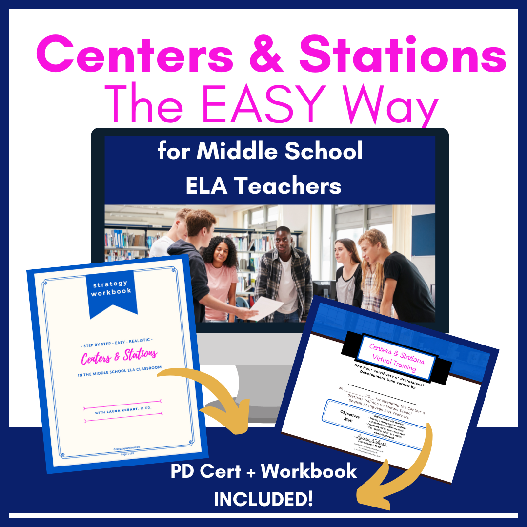 How to Run Centers & Stations in the Middle School ELA Classroom ...