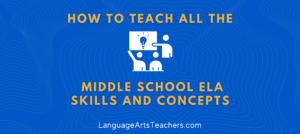 How to Teach All the Middle School ELA Skills and Concepts - Language ...